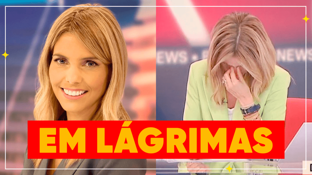 Emoção! Jornalista da CNN Portugal desaba em lágrimas, em direto